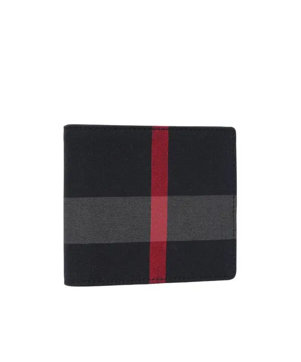 Burberry Large Check Double Folding Wallet
