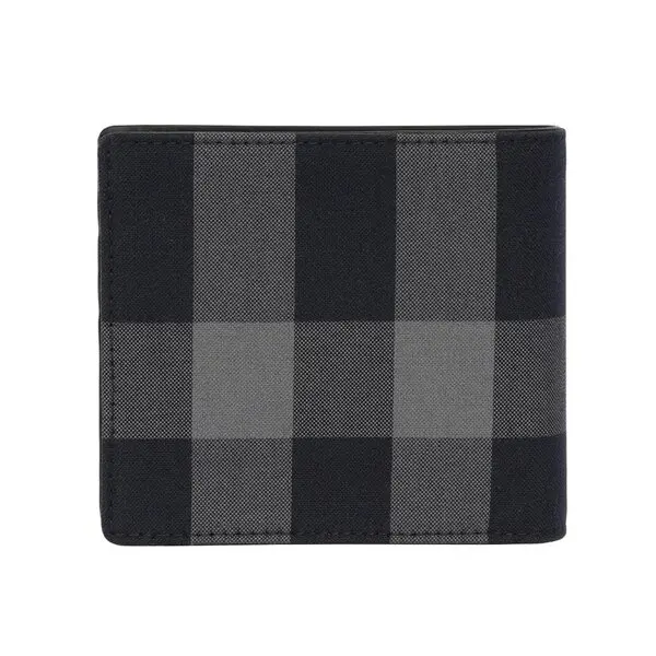 Burberry Large Check Double Folding Wallet