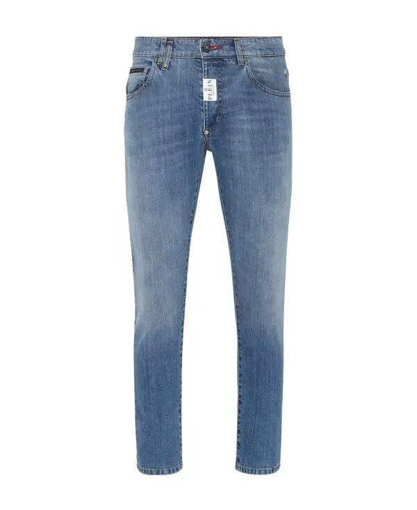 Philipp Plein Low-rise Skinny-cut Jeans - Blue