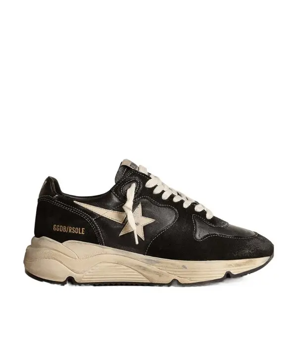 GOLDEN GOOSE Running Sole Paneled Lace-up Sneakers