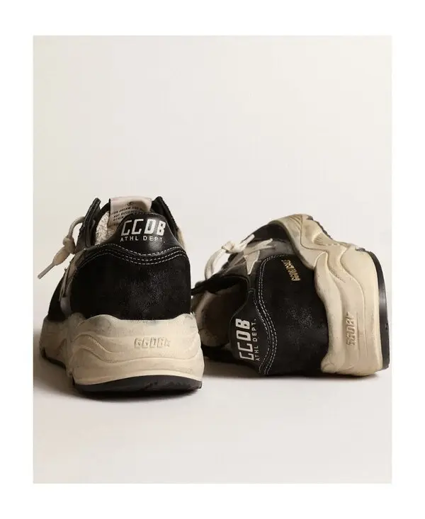 GOLDEN GOOSE Running Sole Paneled Lace-up Sneakers