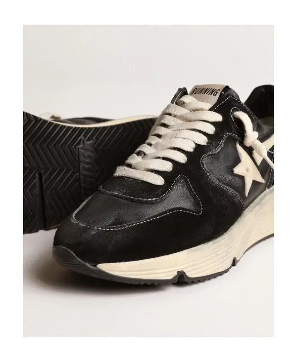GOLDEN GOOSE Running Sole Paneled Lace-up Sneakers