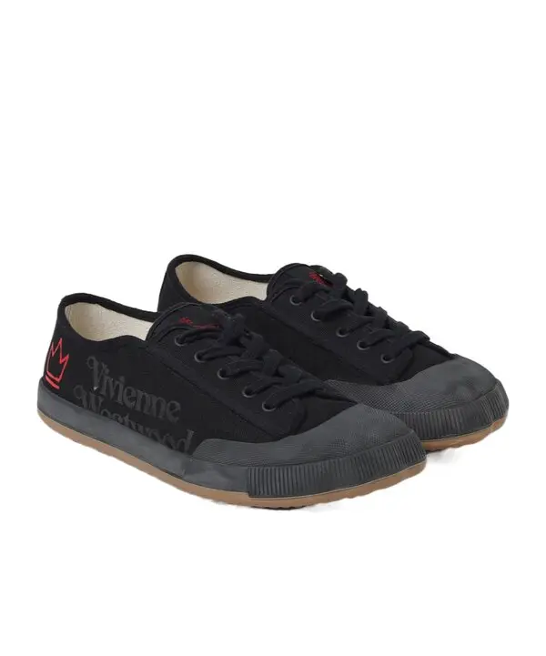 VIVIENNE WESTWOOD Animal Gym Lace-up Sneakers - Black