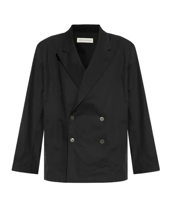 Dries Van Noten Double-breasted Tailored Blazer - Black