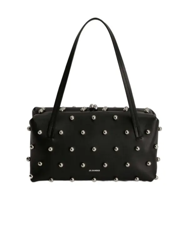 JIL SANDER Small Goji Pillow Studded Tote Bag