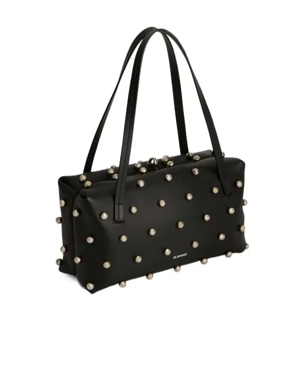 JIL SANDER Small Goji Pillow Studded Tote Bag