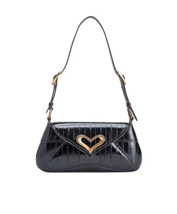 Pinko Heart Plaque Shoulder Bag