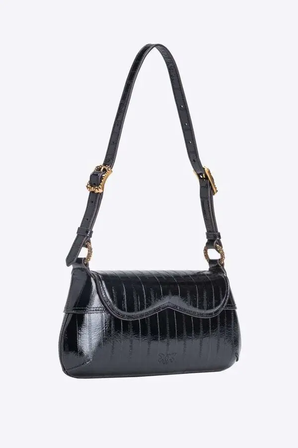 Pinko Heart Plaque Shoulder Bag