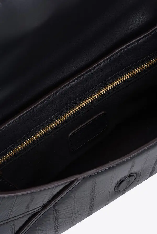 Pinko Heart Plaque Shoulder Bag