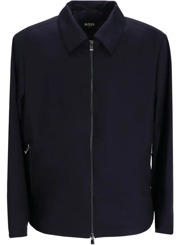 Hugo Boss Virgin Wool Jacket - Black