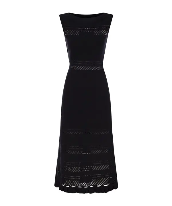 Fabiana Filippi Sleeveless Open Back Dress With Cut-out Details