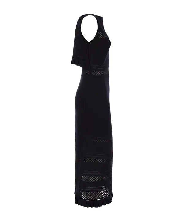 Fabiana Filippi Sleeveless Open Back Dress With Cut-out Details