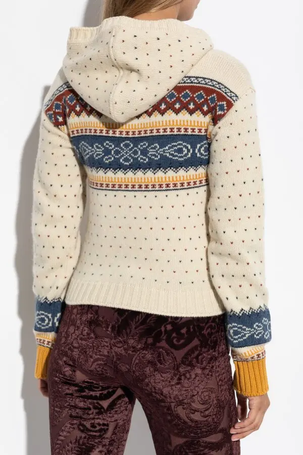 Etro Patterned Hooded Sweater