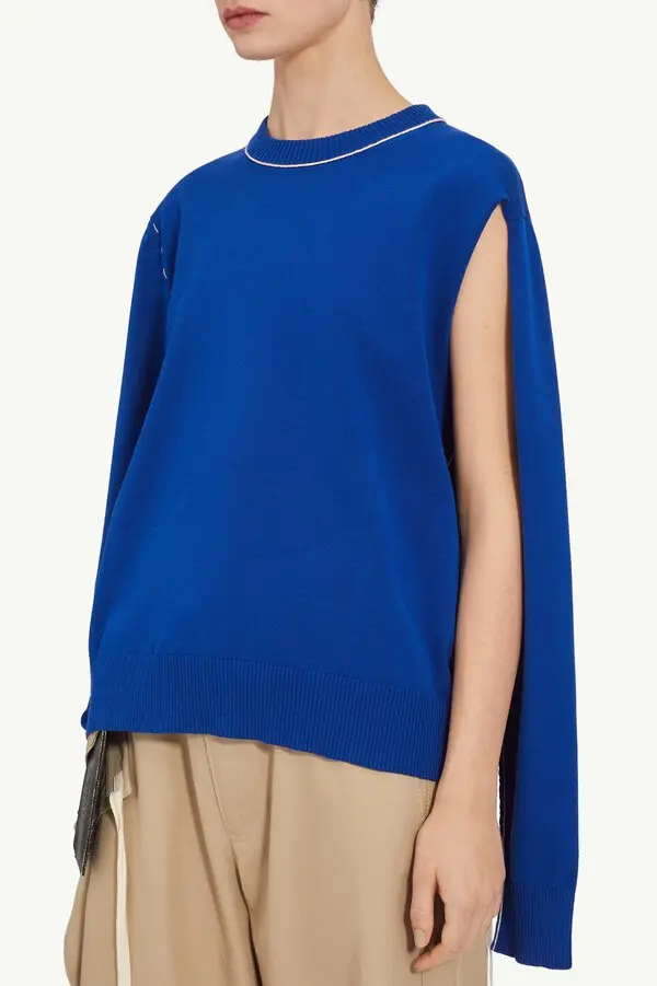 MAISON MARGIELA Crew Neck Cut-out Jumper