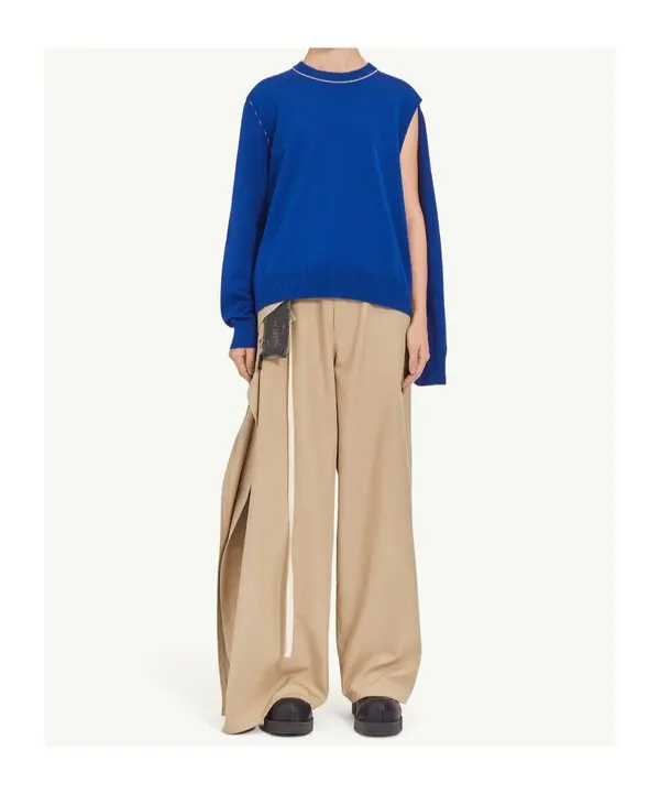 MAISON MARGIELA Crew Neck Cut-out Jumper