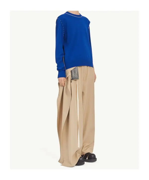 MAISON MARGIELA Crew Neck Cut-out Jumper