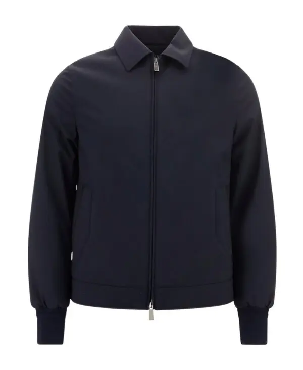 Zegna Zip-up Long-sleeved Jacket