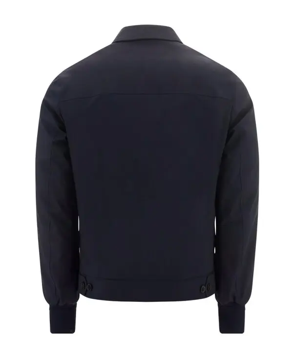 Zegna Zip-up Long-sleeved Jacket
