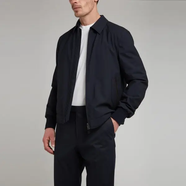 Zegna Zip-up Long-sleeved Jacket