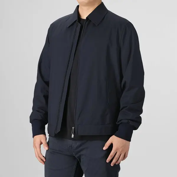 Zegna Zip-up Long-sleeved Jacket
