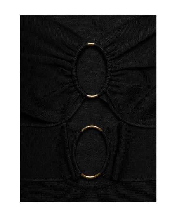 TOM FORD Sweetheart Neck Cut-out Mini Dress