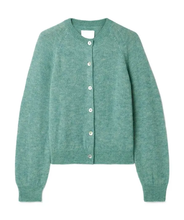 DÔEN Long-sleeved Cardigan - Green
