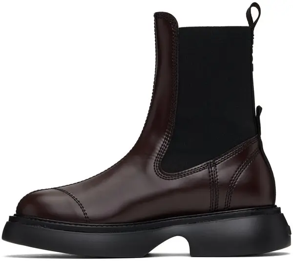GANNI Chelsea Boots With Logo