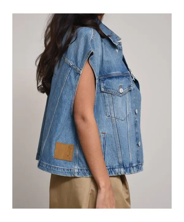 HAIKURE Classic Button-down Denim Vest