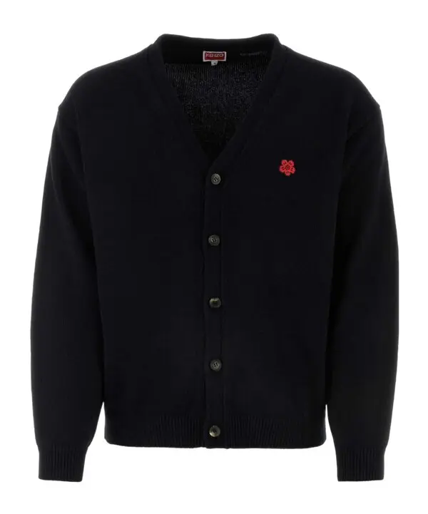Kenzo Boke Flower Embroidered Cardigan