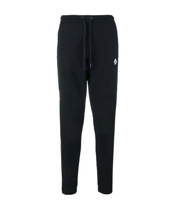 MARCELO BURLON COUNTY OF MILAN Tapered Track Pants - Black