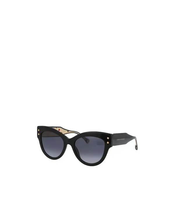 Carolina Herrera Cat Eye Frame Sunglasses - Black