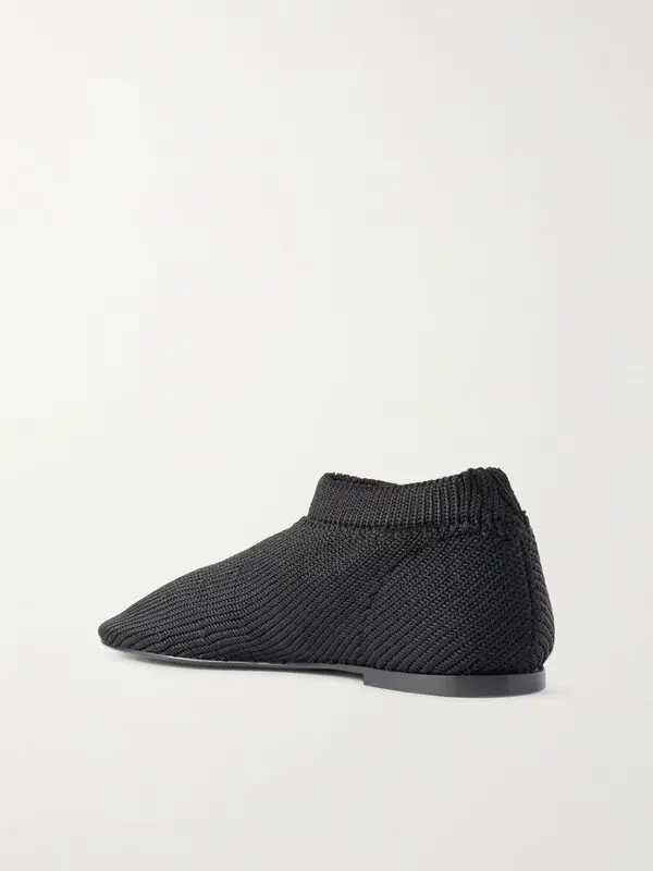 Proenza Schouler Ribbed Knit Slip-on Flats