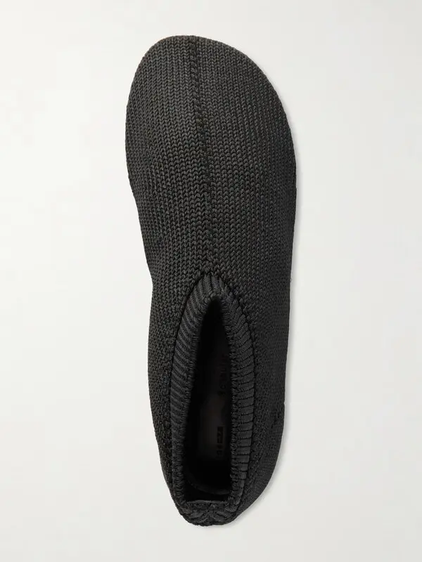 Proenza Schouler Ribbed Knit Slip-on Flats