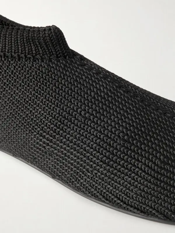 Proenza Schouler Ribbed Knit Slip-on Flats