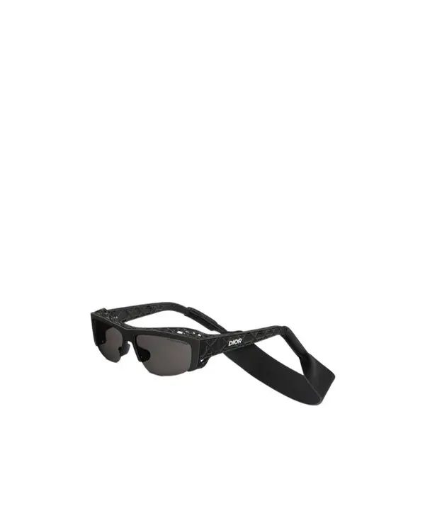 Dior Nylon Macrocannage D-frame Sunglasses - Black