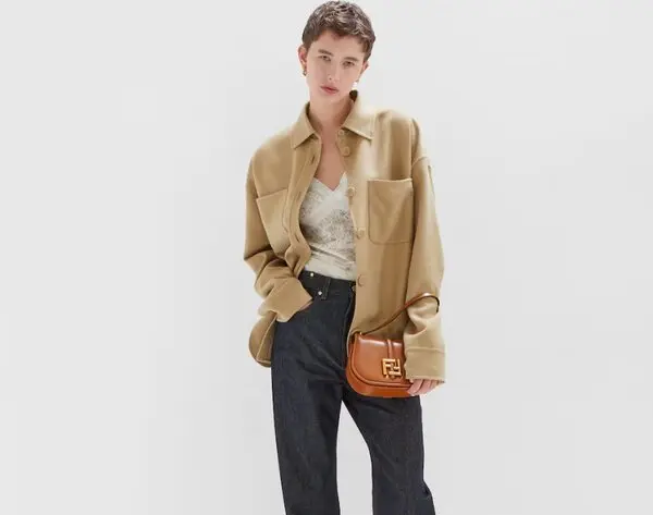 Fendi Leather Shoulder Bag