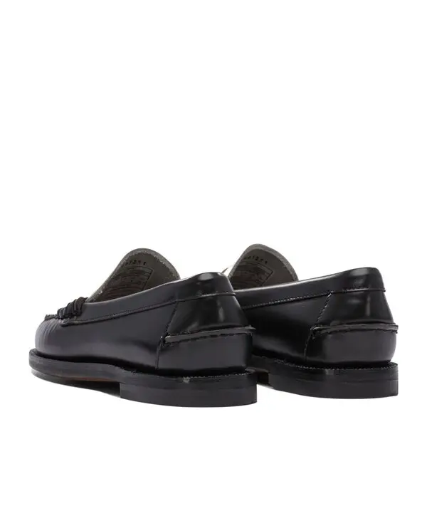 SEBAGO Two-tone Leather Loafers - Black