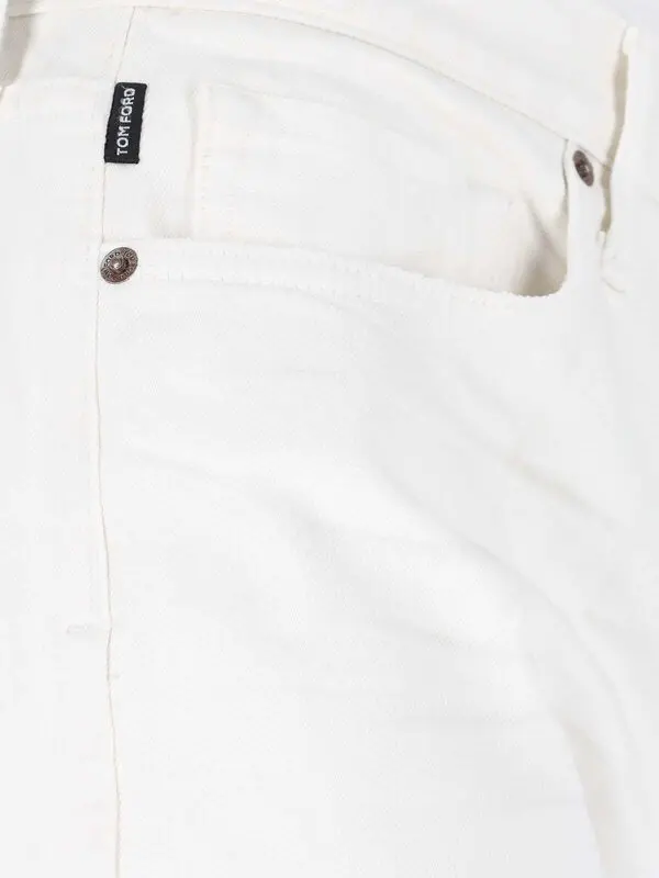 TOM FORD Ripped Detail Jeans