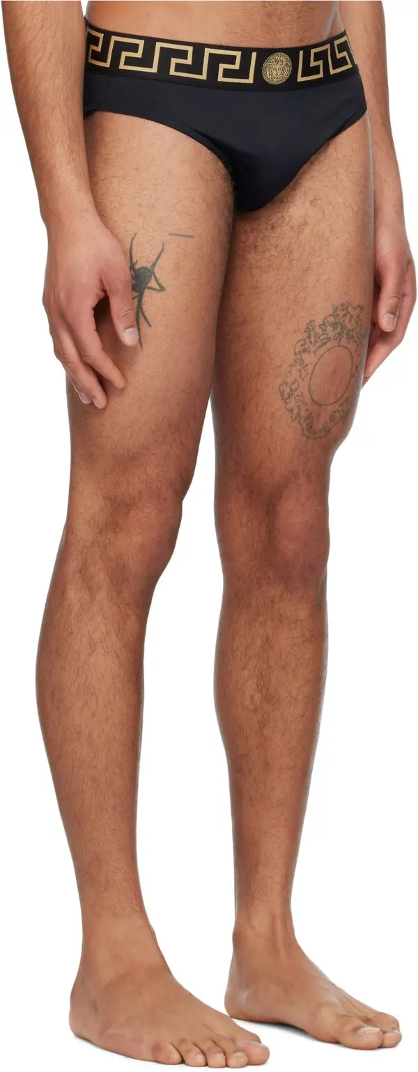 Versace Greca Border Swim Shorts