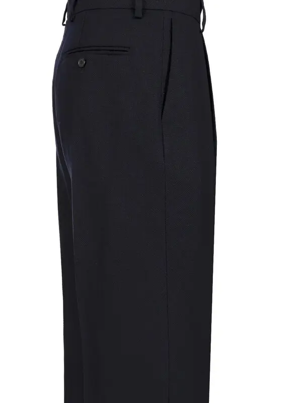 Dries Van Noten Pressed Creased Straight-leg Trousers