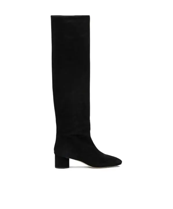 AeydĒ 55mm Willa Suede Block-heel Boots