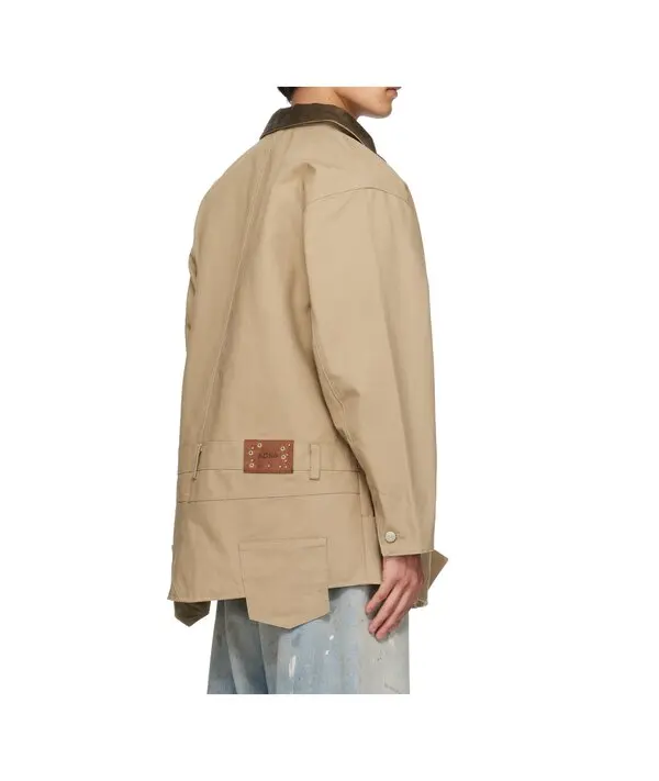 Andersson Bell Beige Carpenter Paneled Jacket