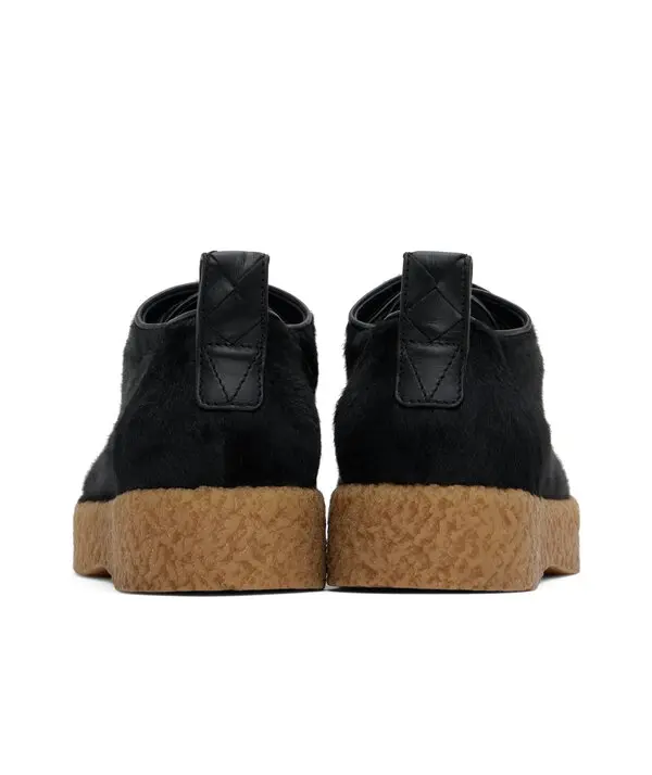 Bottega Veneta Hair-on Leather Derby Shoes