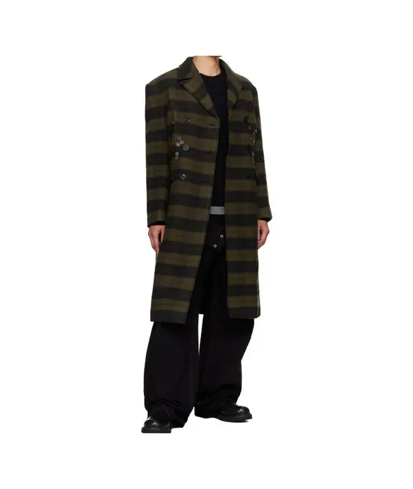 Andersson Bell Checked Double-breasted Coat