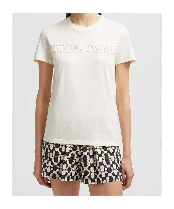 Moncler Embroidered Logo T-shirt