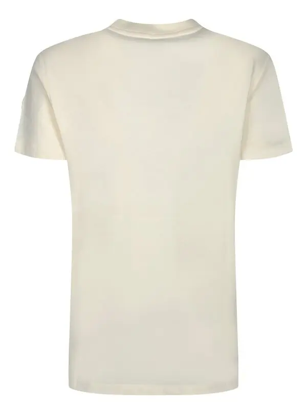 Moncler Embroidered Logo T-shirt - White