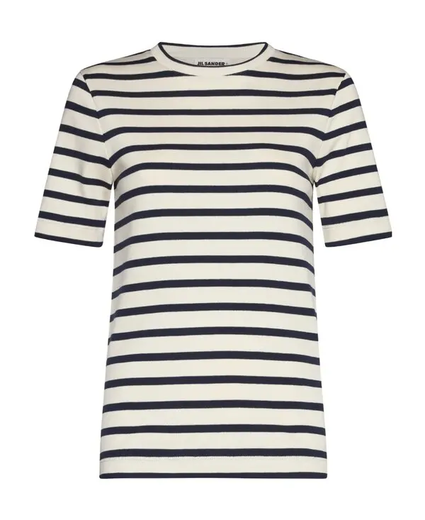 JIL SANDER Striped Jersey T-shirt - No
