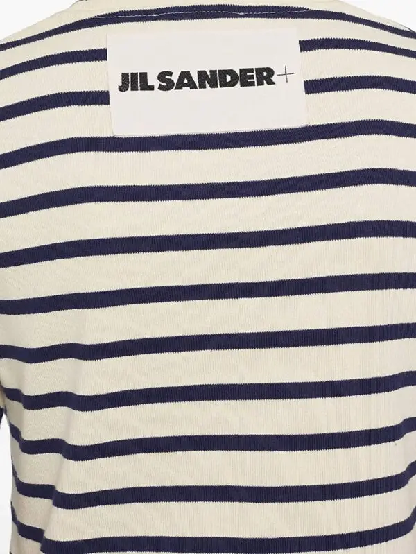 JIL SANDER Striped Jersey T-shirt