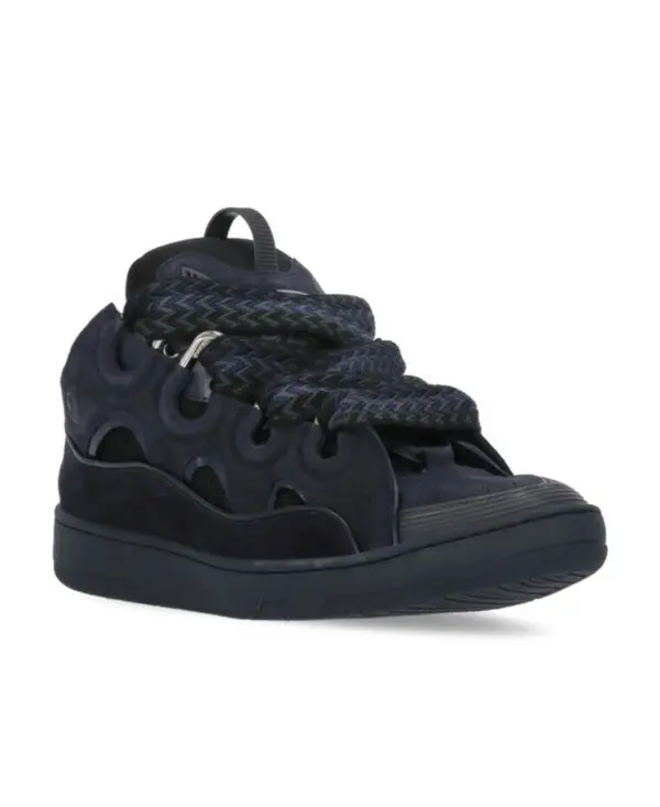LANVIN Tie Low-top Sneakers - Black