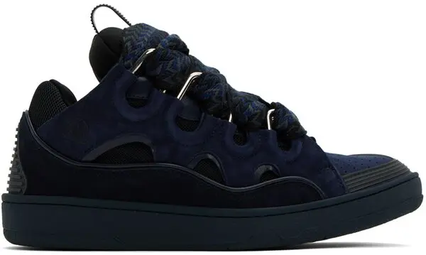 LANVIN Tie Low-top Sneakers - Black